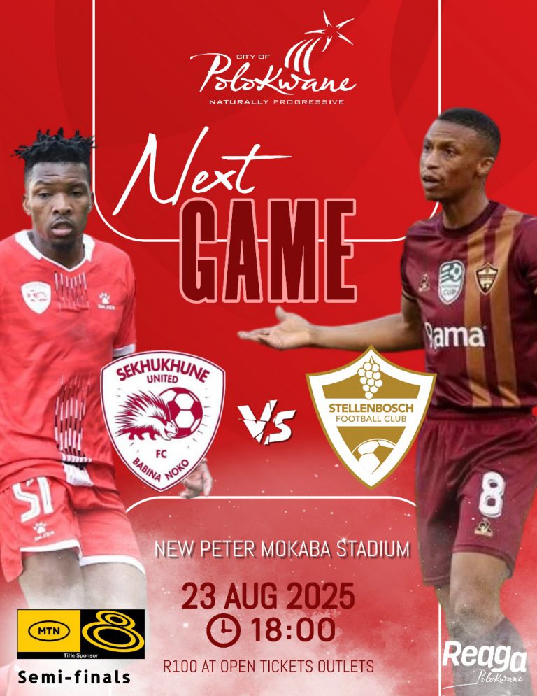 PUBLIC NOTICE – Next Game -New Peter Mokaba Stadium 23 August 2025 - Polokwane Municipality